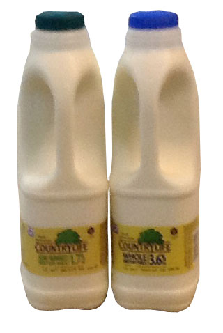 Milk Delivery in London - 2 pint bottles - West End Dairies